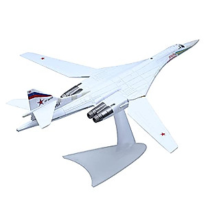 Udnorbay 1/200 Scale Tu-160 Strategic Bomber Plane Model Military Fighter Diecast Model