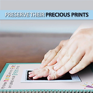 Clean Touch Ink Pad + Large Ink Pad + Extra-Large Ink Pad. Treasure The Foot/Handprint of Your Newborn Baby by Tiny Gifts