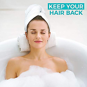 BONDI HOME SPA Microfiber Hair Towel - Extra Large Wet Hair Towel Wrap (42 x 22) - Anti-Frizz, Fast Hair Drying Towel - Perfect for Long, Thick or Curly Hair (Rectangle)