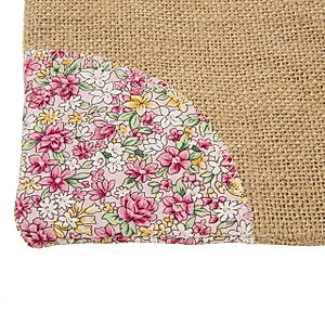 Petlinks Flower Sack Crinkle Hideout Cat Toy - Brown/Blue, One Size