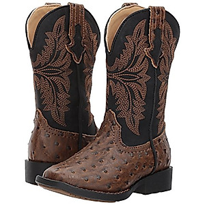 Roper Infants Cowbabies Cowboy Cool Boot, Brown, 4