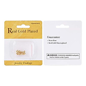 Craftdady 20pcs 18K Gold Fancy Cut Barrel Spacer Beads 4x3mm Metal Tiny Drum Loose Beads for Jewelry Making Hole: 1mm