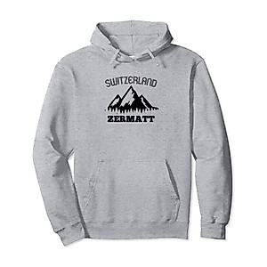 Zermatt Switzerland Shirt Swiss Alps Matterhorn Souvenir Pullover Hoodie