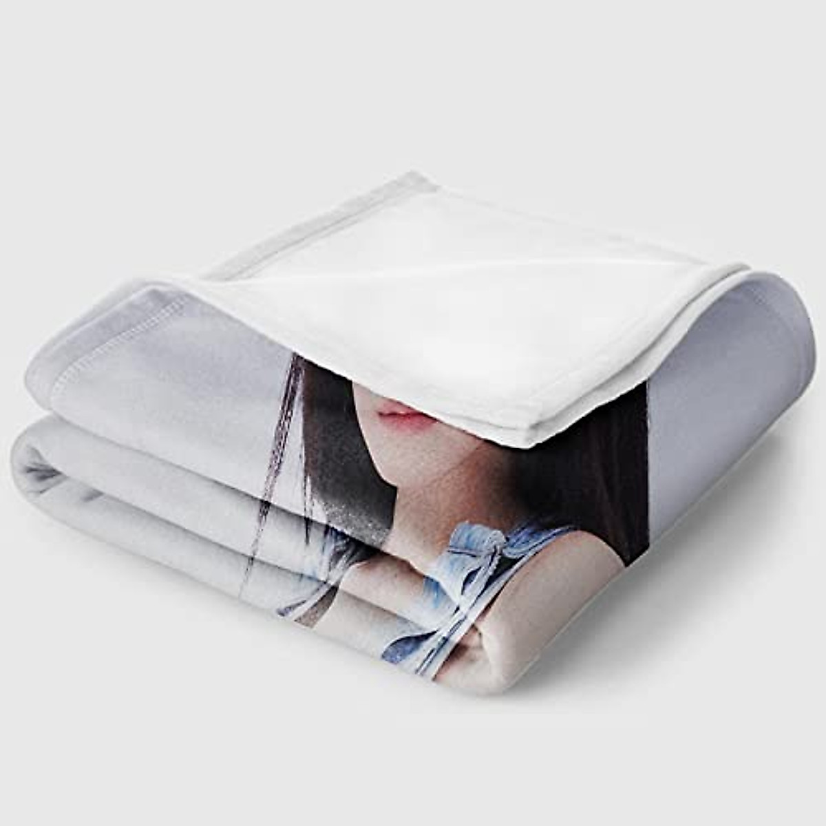 GZDXD Korean Girl Group Poster Blanket, HD Printing Does not Fade, Soft Flannel Throw Blanket, Suitable for Kids Teen Adult Gift (Color 5,50x60in (130x150cm))
