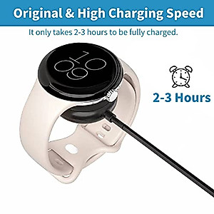 YANZHI Pixel Watch Charger for Google Pixel Watch (2-Pack, 3.3ft USB C Charging Cable), Not for Watch 2