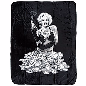 Marilyn Monroe Money Shot Sherpa 50"X60" Blanket