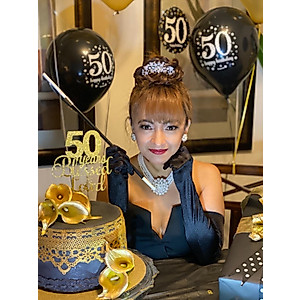 Zivyes Audrey Hepburn Holly Golightly Breakfast at Tiffanys Costume Accessory Necklace Gloves Holder