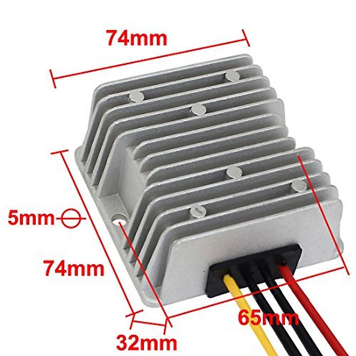 uxcell DC 48V to DC 12V 20A 240W Waterproof Power Supply Module Voltage Converter Regulator Transformer