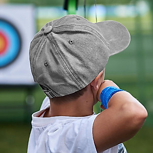 4 Pieces Baseball Hat, Washed Cotton Adjustable Caps for kid, Toddler, Boys, Girls (Color 1)