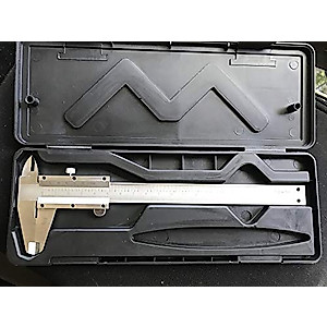 Professional Quality Stainless Steel Vernier Caliper. Non-Digital Vernier Caliper. High Quality Measuring Device for Inside, Outside, Depth and Step Measurements.