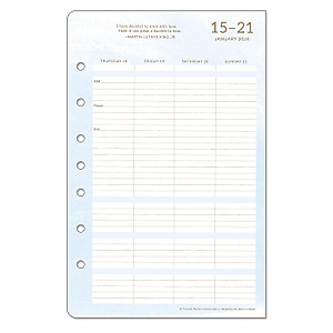 FranklinCovey - Simplicity for Moms Weekly Ring-Bound Planner (Classic, Jan 2024 - Dec 2024)