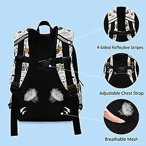 ZOEO Toddlers Backpack Kids Childish Truck Excavator Bookbag for Boys Girls 3-6 Years Preschool Kindergarten Cute Mini Bags with Safety Leash Daypack