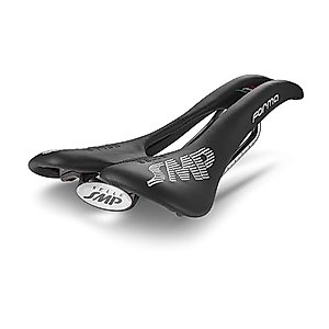 SMP 8032568521743 Unisex Adult Racing Bicycle Saddle, Black, M