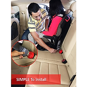 Eztotz BuckleShield - Seat Belt Lock Cover - Prevents Kids from Unbuckling Seat Belt Buckle & Booster Seat - Premium Heavy Duty ABS Plastic & Universal Fit - Childproof Seatbelt Lock Car Accessories