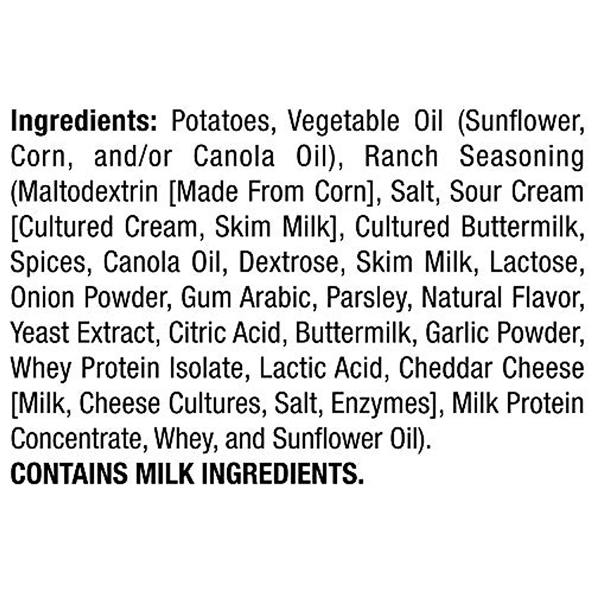 Lay's Wavy Potato Chips Ranch Flavor, 7.5 Oz