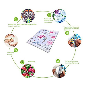 25 PCS Moroccan Style Tile Sticker, 4x4 Inch(10x10cm) Traditional DIY Murals, Tile Waterproof Oil Proof Removable Decals for Bathroom & Kitchen Backsplash