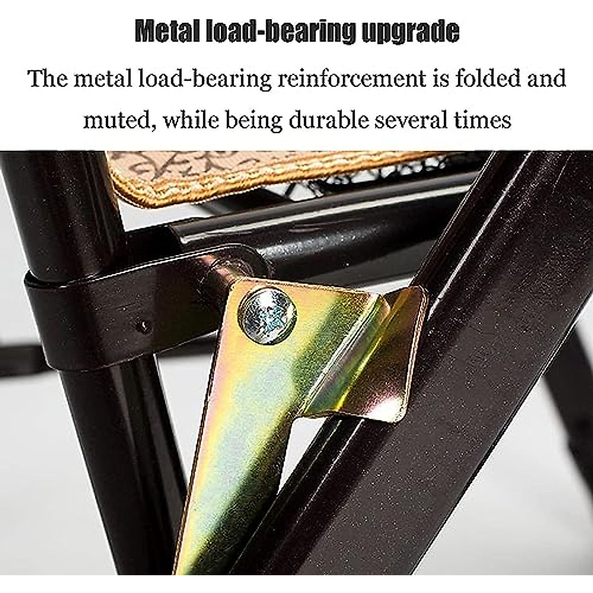 RUVOO Zero Gravity Chair Lounge Chair Bamboo Chair Folding Recliner Lunch Break Nap Backrest Seat Home Leisure Portable Adjustable Armchair for Beach Garden Folding Recliner Chair Patio Lounge Chair