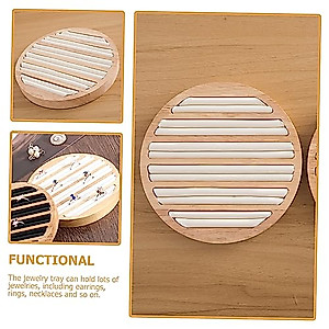 Zerodeko 2pcs Ring Storage Tray Ring Display Tray Bracelet Ring Holder Ring Display Organizer Display Tray for Multiple Rings Vanity Ring Organizer Rings Holder for Display Rings Organizer