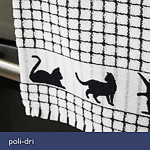Samuel Lamont Poli-dri Jacquard Tea Towel Cat