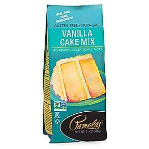 Pamela's Products Gluten Free Cake Mix Vanilla -- 21 oz - 2 pc