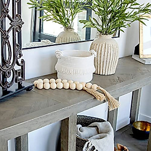 NaturalCozy 3-Piece Decorative Storage Basket Set – Cotton Rope Woven Baskets for Organizing! Small Basket for Nursery Baby Stuff, Gift Basket, Montessori, Dog Toy Bin, Cat Basket, Bathroom Shelves