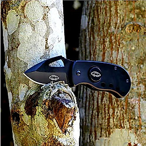 Best.Buy.Damascus1 Pocket knife 440c Steel Black knife Folding Knife Hunting Gear Pocket knife for men Hunting Knife Gifts For Men