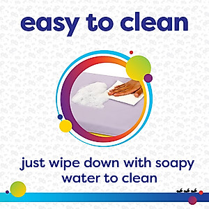 Flybar Antsy Pants Tumbling Mat – Gymnastics Mat, Easy to Clean Gym Mat, Sturdy, Foldable Tumbling Mat for Kids, Padded, Lightweight, Portable, Carrying Handle, Gymnastics Equipment for Activity Play