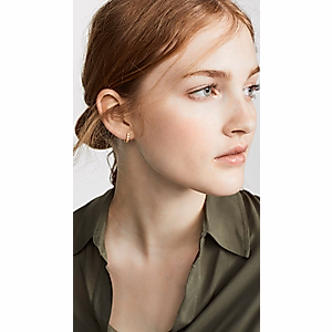 Gorjana Women's Madison Huggie Earrings, Yellow Gold, One Size