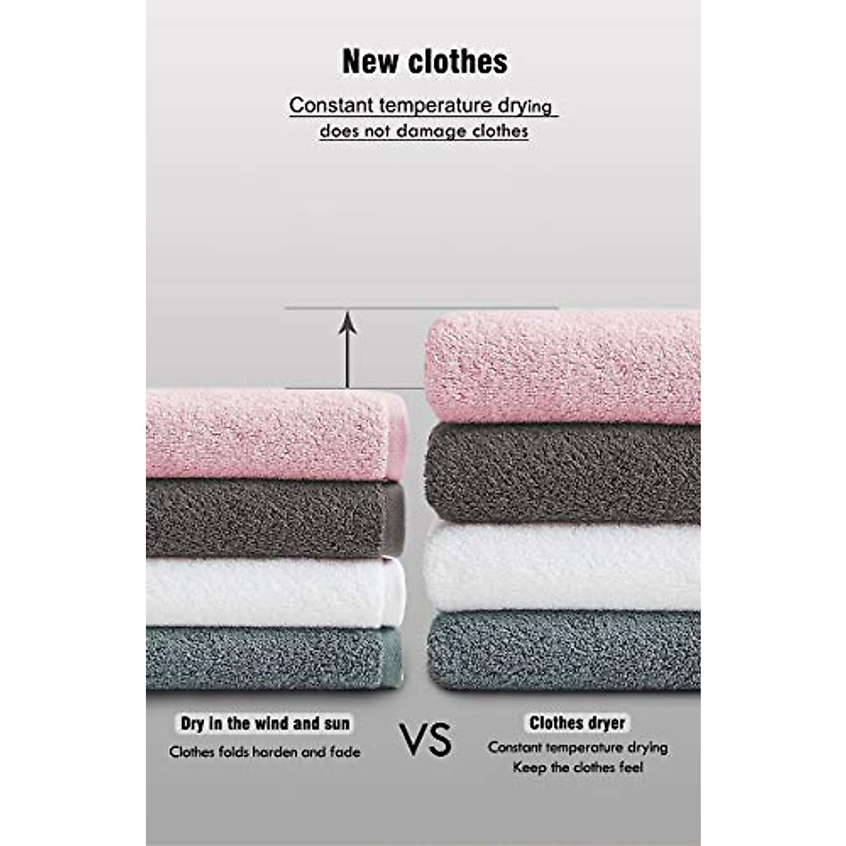 Xiaqing Clothes Dryer Portable Fast 1000W Dryer Machine,Portable Dryer for Apartments,New Generation Electric Clothes Drying