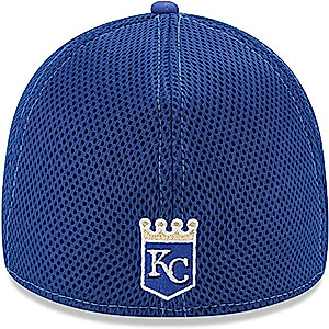 New Era MLB Neo Team Color 39Thirty Stretch Flex Fit Hat Cap (as1, Alpha, l, x_l, Kansas City Royals)