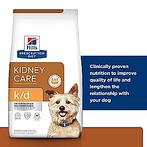 Hill's Prescription Diet k/d Kidney Care with Lamb Dry Dog Food, Veterinary Diet, 17.6 lb. Bag