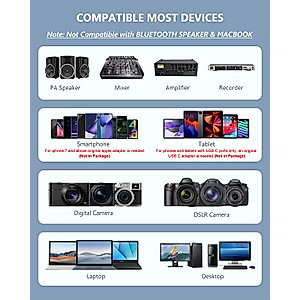 Wireless Microphone System Dual Transmitters Receiver Lavalier/Headset Mic Set Rechargeable Bodypack for PA Speaker, Camera, Video Recording, Teaching, Church, Interview