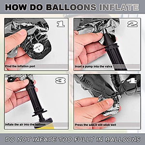 Race Car Birthday Party Balloons,40 Inch Big Mylar Foil Racetrack Number Balloon 2 Black for Boys Two Fast Birthday Party Decorations,Race Car Theme Party Decorations Supplies 9 Pcs Set