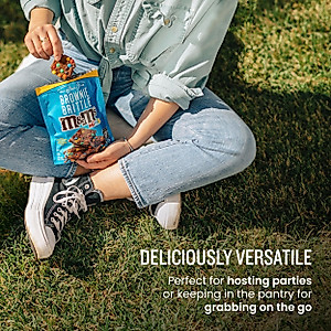 Brownie Brittle Sheila G's M&M Sweet Chocolate Crispy Snack-Rich Brownie Taste with a Cookie Crunch- 4 Oz Bag,(Pack of 6)