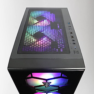 ViprTech Ultimate Gaming PC Desktop Computer - Intel i5 4th Gen, GTX 1060 6GB, 16GB RAM, 1TB, VR Ready, WiFi, RGB Lighting, Windows 10 Pro, Streaming, Editing, 1-Year Warranty
