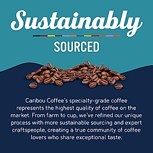 Caribou Coffee, Light Roast Ground Coffee - Daybreak Morning Blend 20 Ounce Bag