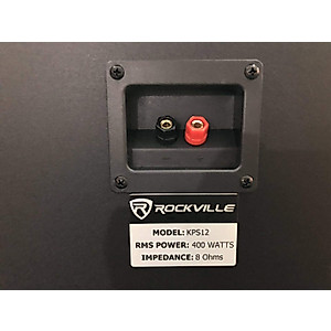 Rockville Karaoke Machine System w/Pair 12" Speakers+Bluetooth Mixer Amp+Mics + Rockville R14GSBR100 Red/Blk 14 Gauge 100' Ft. Mini Spool Car Audio Speaker Wire