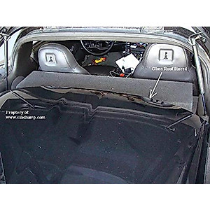 2005-2013 C6 Corvette Dual 10 Downfire Subwoofer Box