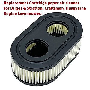 Cartridge Lawn Mower Air Filter Apply to593260 798452 Series Engine Replacement Air Cleaner for Craftsman Husqvarna Toro Lawnmower 1 Pack