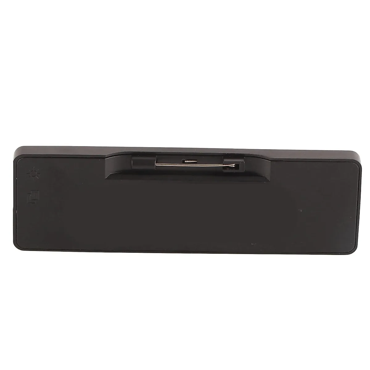 LED Digital Nametag, Rechargeable Programmable Name Badge Card ID with Magnet/Pin for Restaurant Party Bar(Blue)