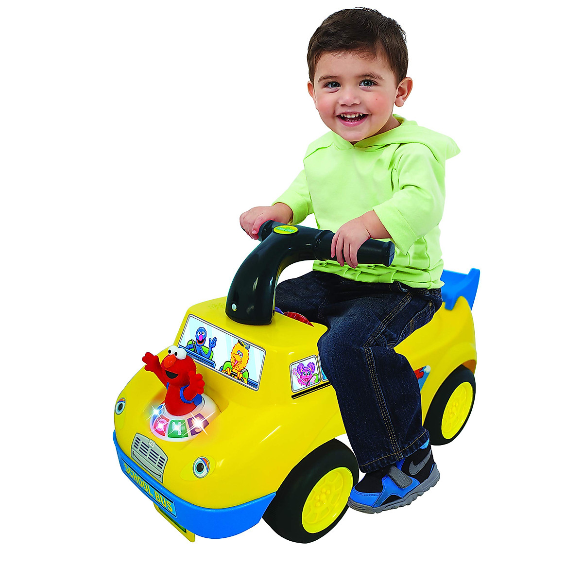 Sesame Street Elmo School Bus Ride-On, 12 months to 36 months