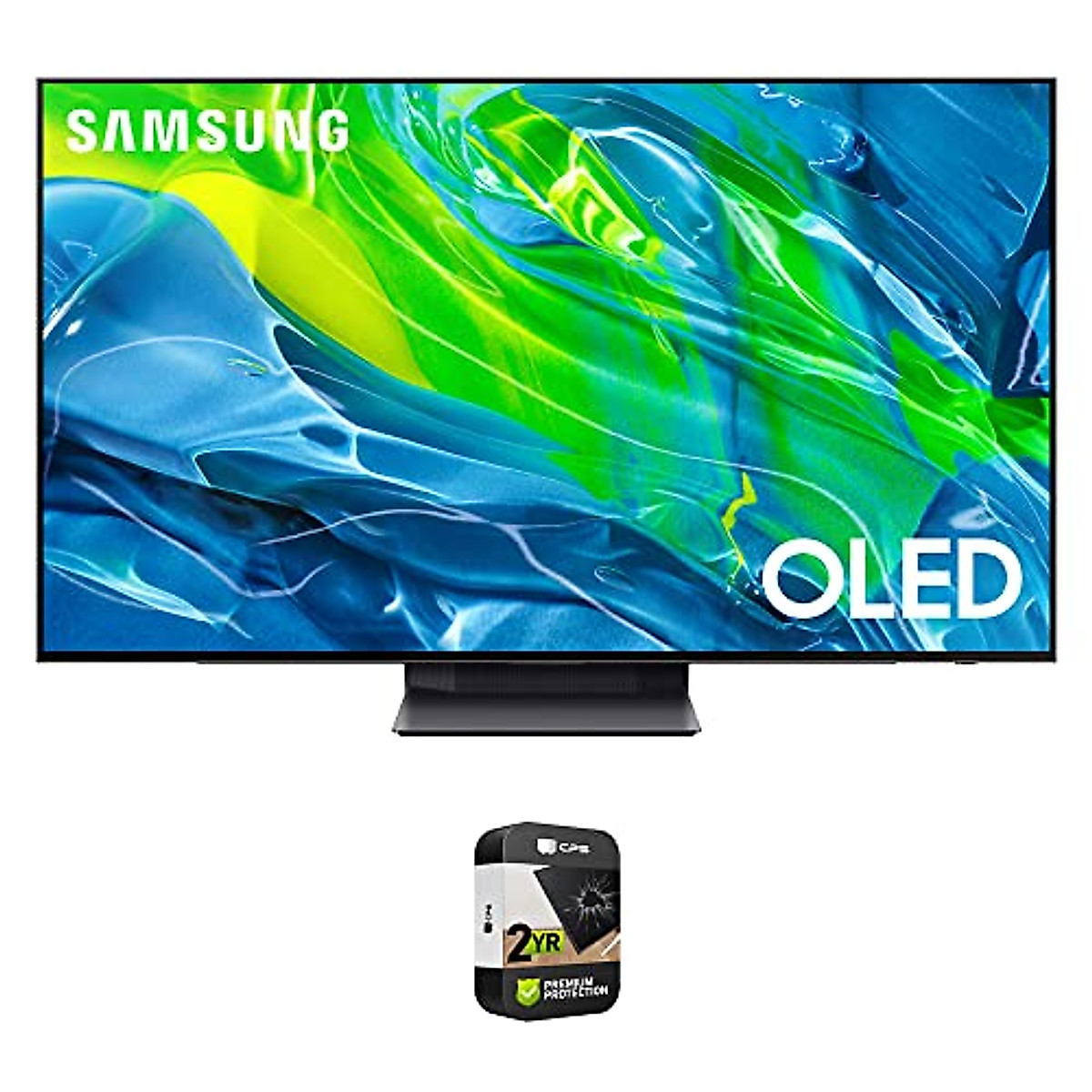 SAMSUNG S95B 65 inch 4K Quantum HDR OLED Smart TV (2022) Bundle with Premium 2 YR CPS Enhanced Protection Pack