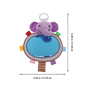 TOYANDONA 1Pc Baby Mirror Toy, Hanging Baby Car Mirror Floor Mirror Activity Mirror Developmental Baby Toys for Babies Newborns