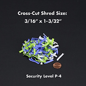 Aurora AU1262XA Anti-Jam 12-Sheet Crosscut Paper and CD/Credit Card Shredder, White/Gray