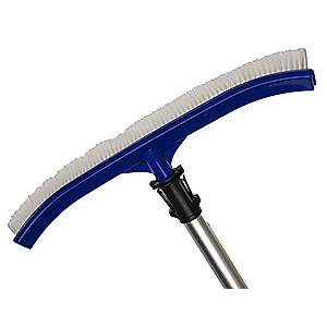 Aqua Select Maintenance Kit | Includes EZ-Clip 7' - 21' Telescopic Pole, Pool Brush, Leaf Skimmer and Pool Rake for Above Ground and Inground Swimming Pools