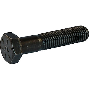 5/8-11 x 5 1/2 Hex Head Cap Screws, Alloy Steel Grade 8, Plain Finish (Quantity: 70 pcs) - Coarse Thread UNC, Partially Threaded, Length: 5 1/2 Inch, Thread Size: 5/8 Inch