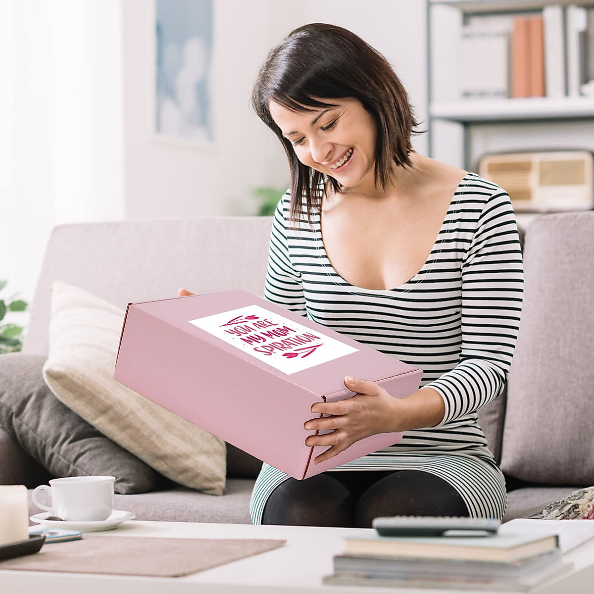 CRUGLA 20 Packs 12x9x4 Gift Boxes With Lids for Presents, Large Pink Gift Boxes Empty for Wrapping Gifts for Women Girls Mothers Day Wedding Birthay Party Valentine's Day