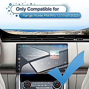 Coleya 2023 Range Rover Screen Protector for Range Rover (SE/Autobiography/First Edition/SV) 13.1-inch Touch Screen, for 2023 Range Rover Sport Tempered Glass 2023 Range Rover Accessories