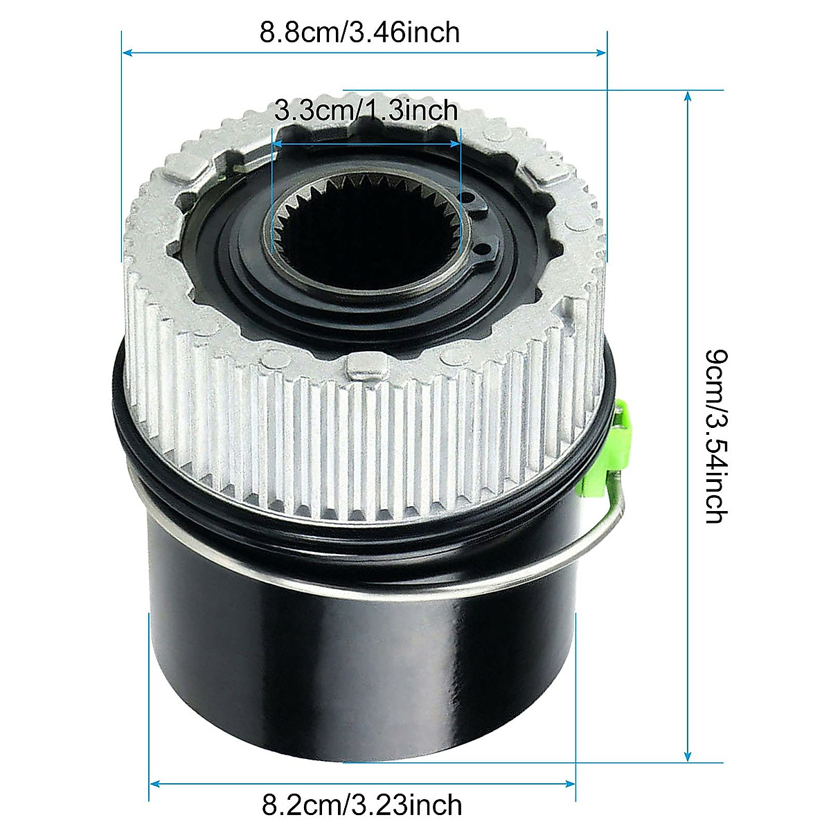 MotorbyMotor 4WD Front Auto Locking Hub Fit Ford F-250 F-350 F-450 F-550 Super Duty Excursion Expedition, Lincoln Navigator Automatic Locking Hub Axle Link Assembly 600-203 4x4-2pc