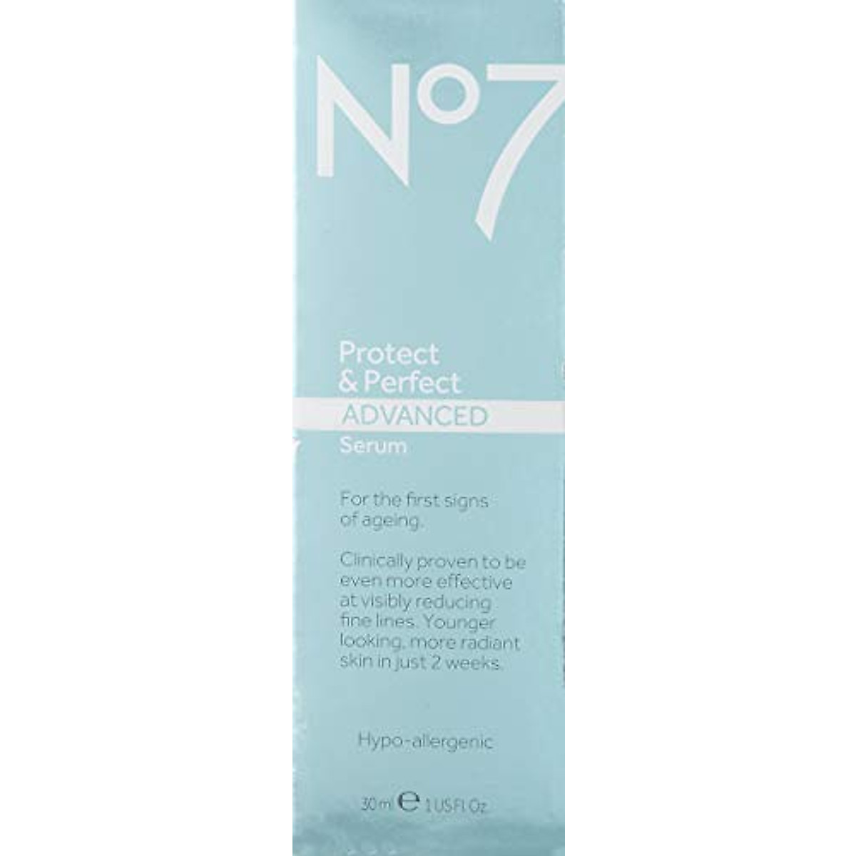 Boots No7 Protect & Perfect Advanced Anti Aging Serum Bottle - 1 oz